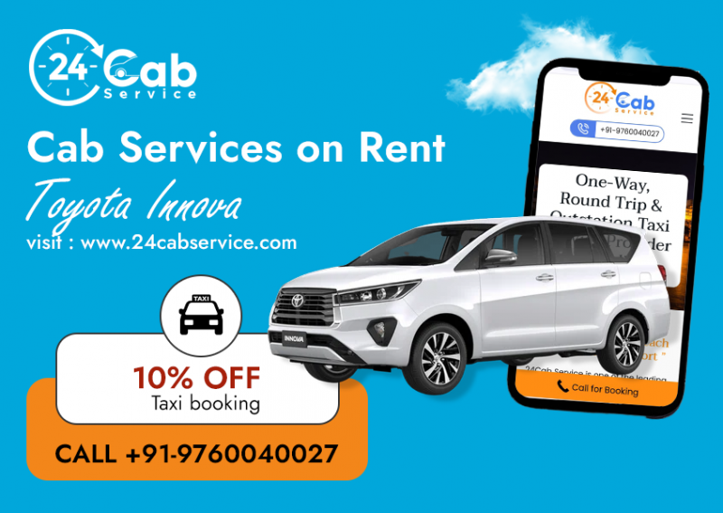 Toyota Innova cab services in India - 24CabService